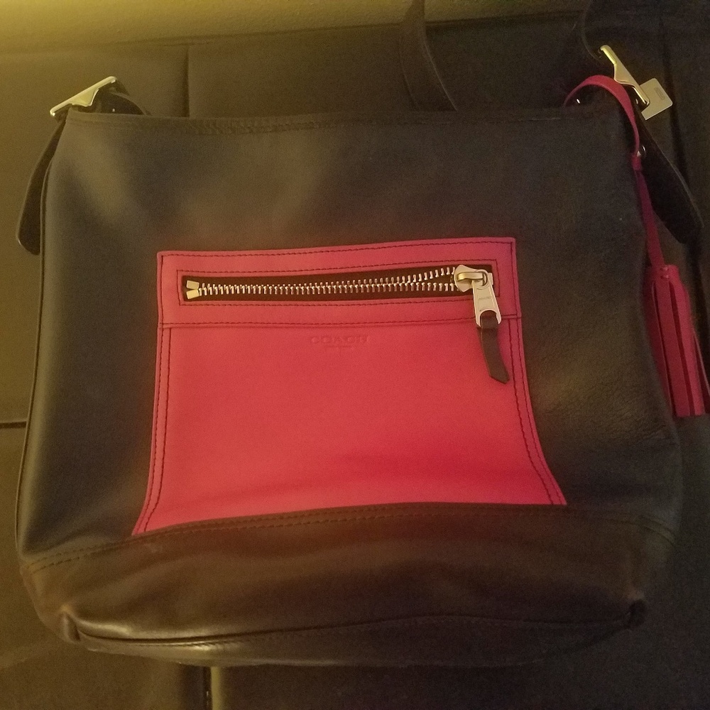 Coach Colorblock Bucket Purse - Gem